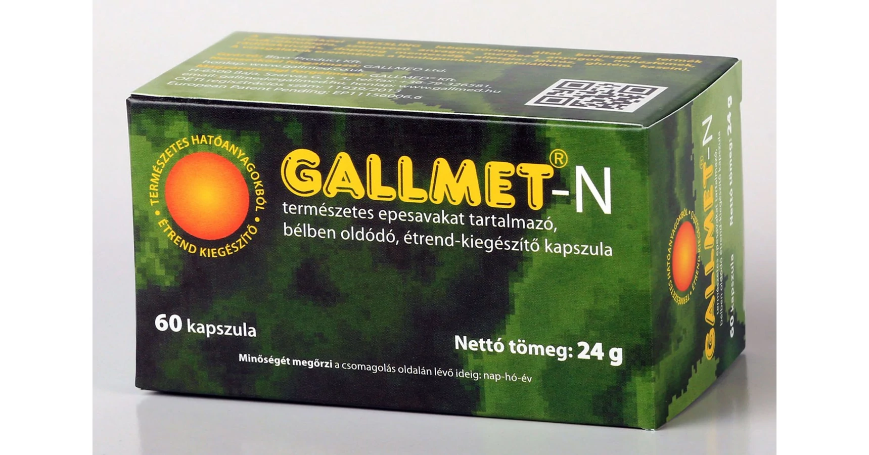 GALLMET-N * 60 db epesav kapszula - Emésztés - gyomor, máj, epe ...